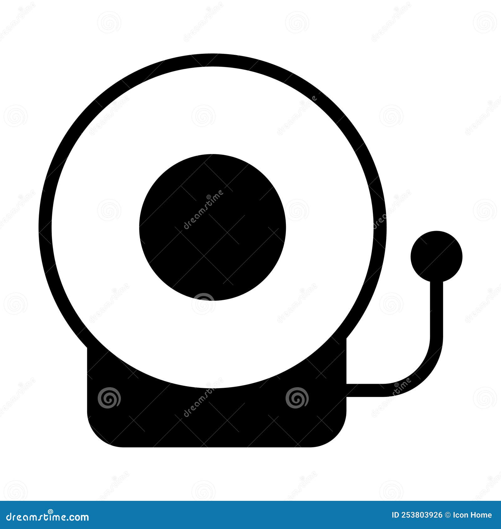Alarm, Buzzer Icon Isolated Stock Vector - Illustration of icon ...
