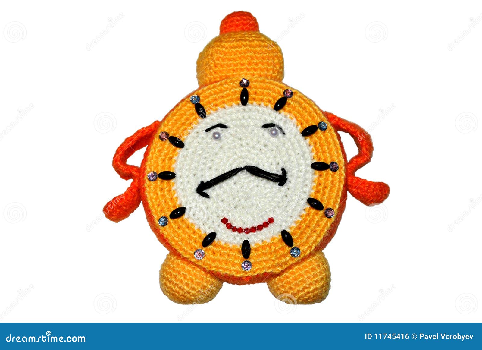 Alarm clock stock photo. Image of weaving, wool, spokes - 11745416