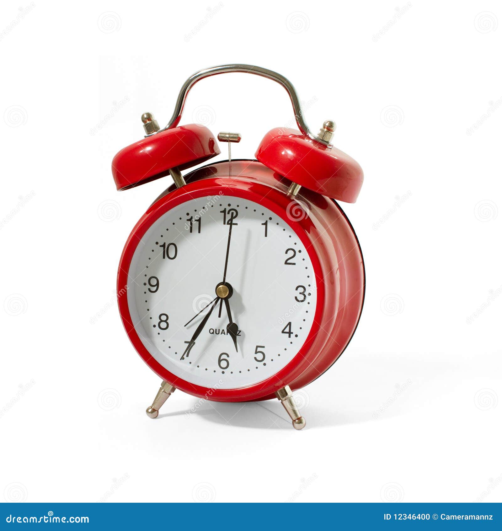 Alarm Clock stock photo. Image of isolated, background - 12346400