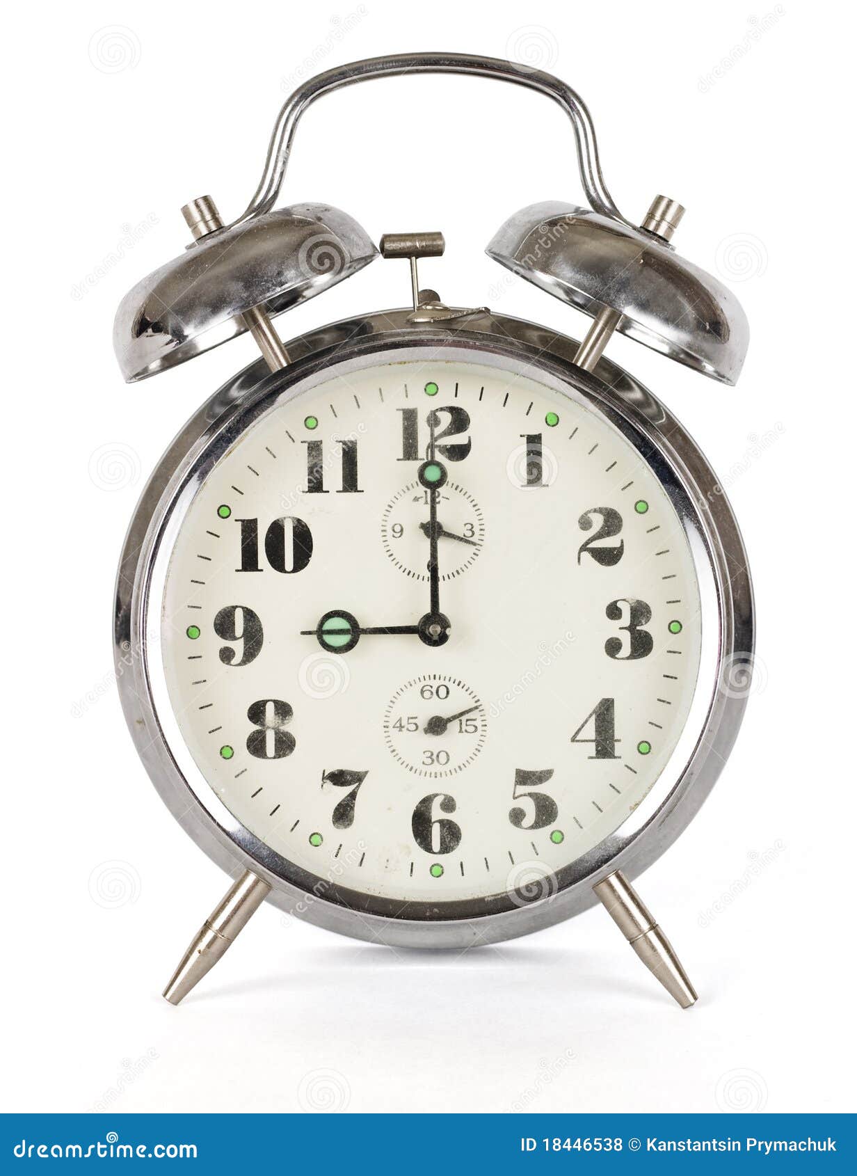 Alarm clock stock photo. Image of minute, hour, reminder - 18446538