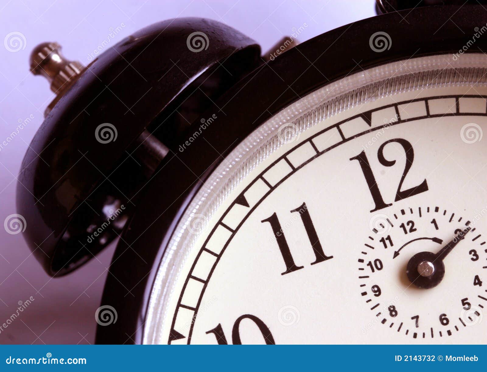 Alarm clock stock photo. Image of timing, macro, close - 2143732