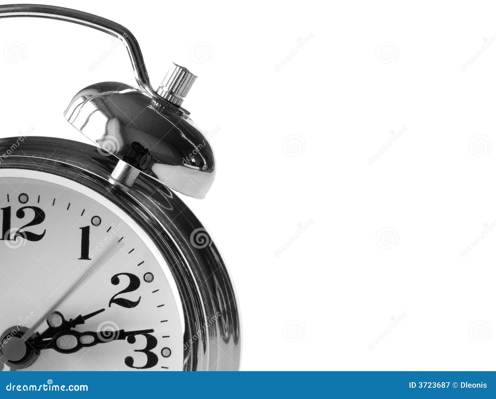 Alarm clock stock image. Image of chronograph, isolated - 3723687