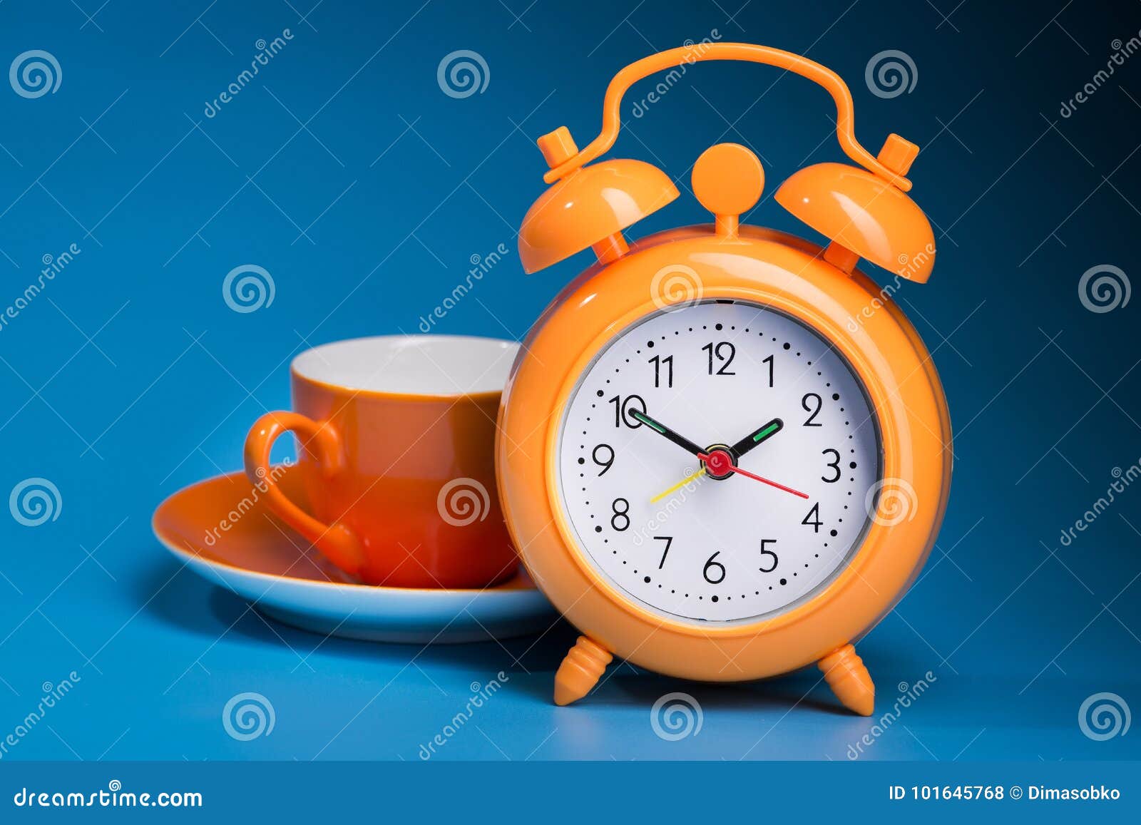 Alarm clock on background stock photo. Image of bell - 101645768