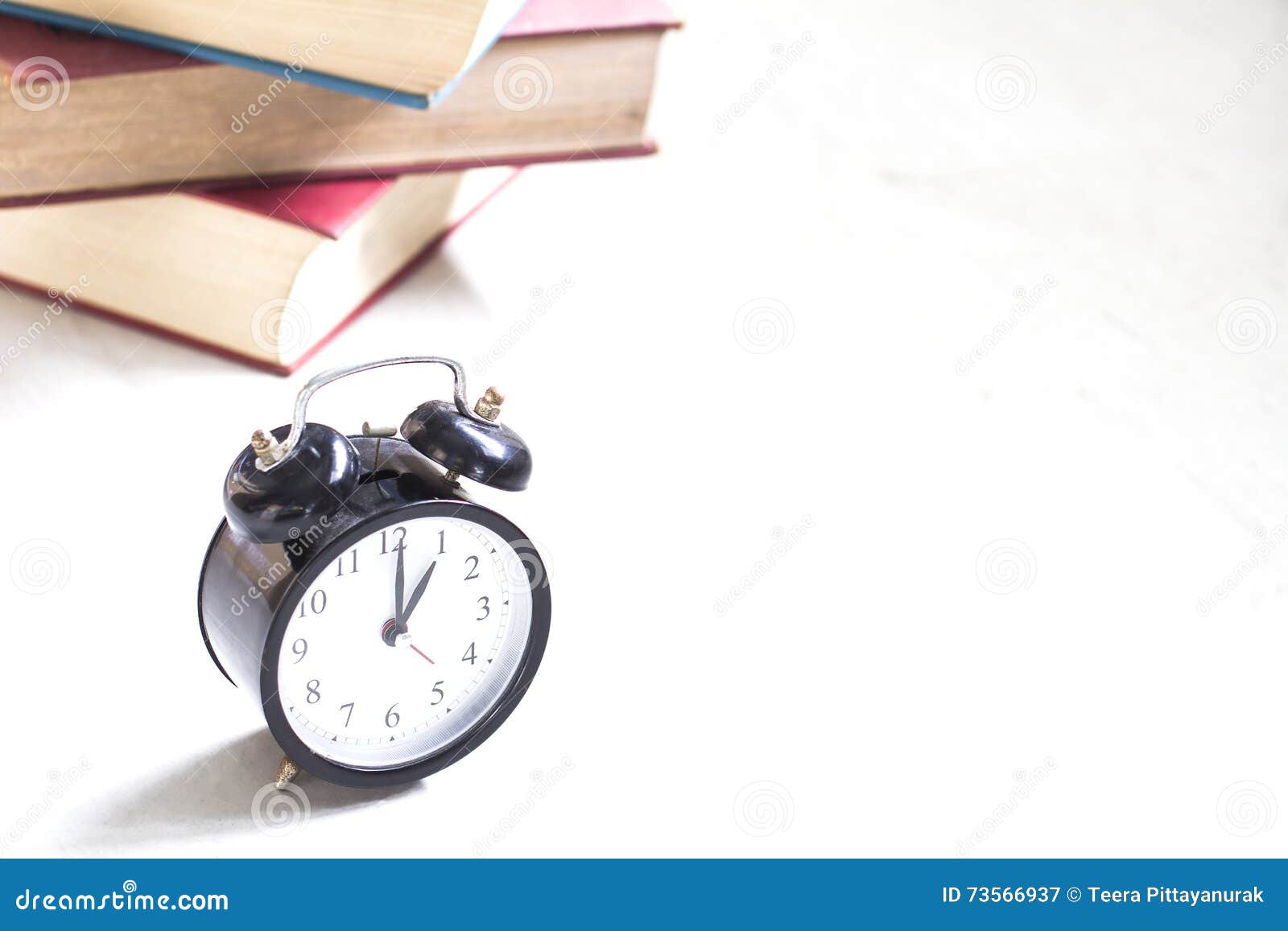 Alarm clock stock image. Image of time, clock, blank - 73566937