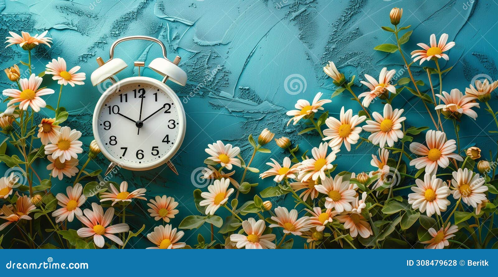 Alarm Clock with Cherry Blossoms, Switch To Daylight Saving Time in ...
