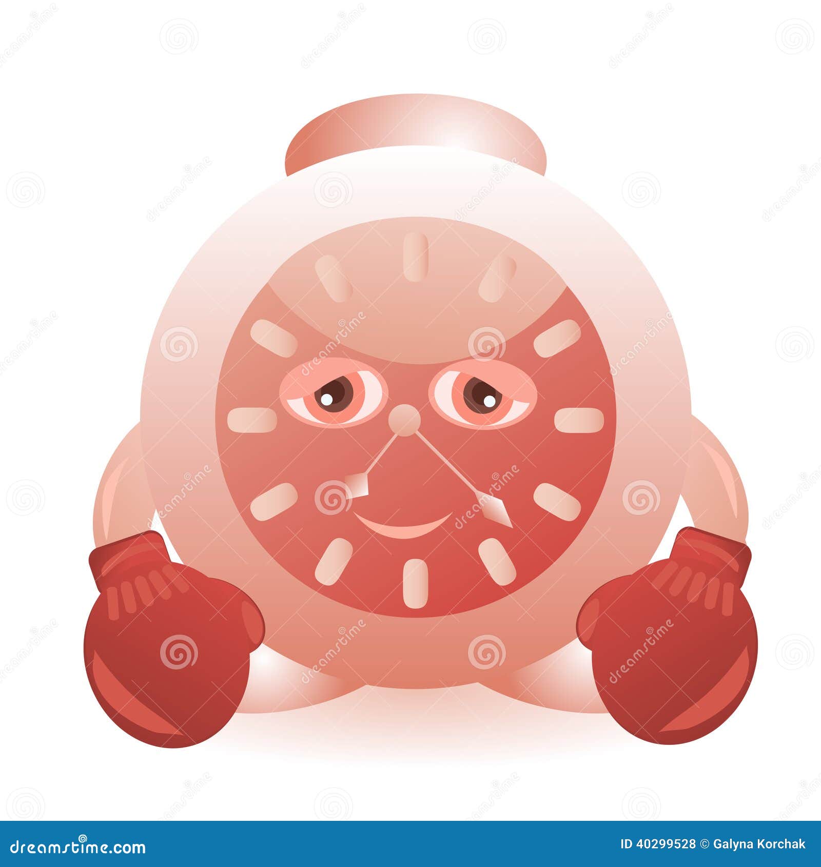 Alarm Clock is Comic and Funny Stock Vector - Illustration of clock ...