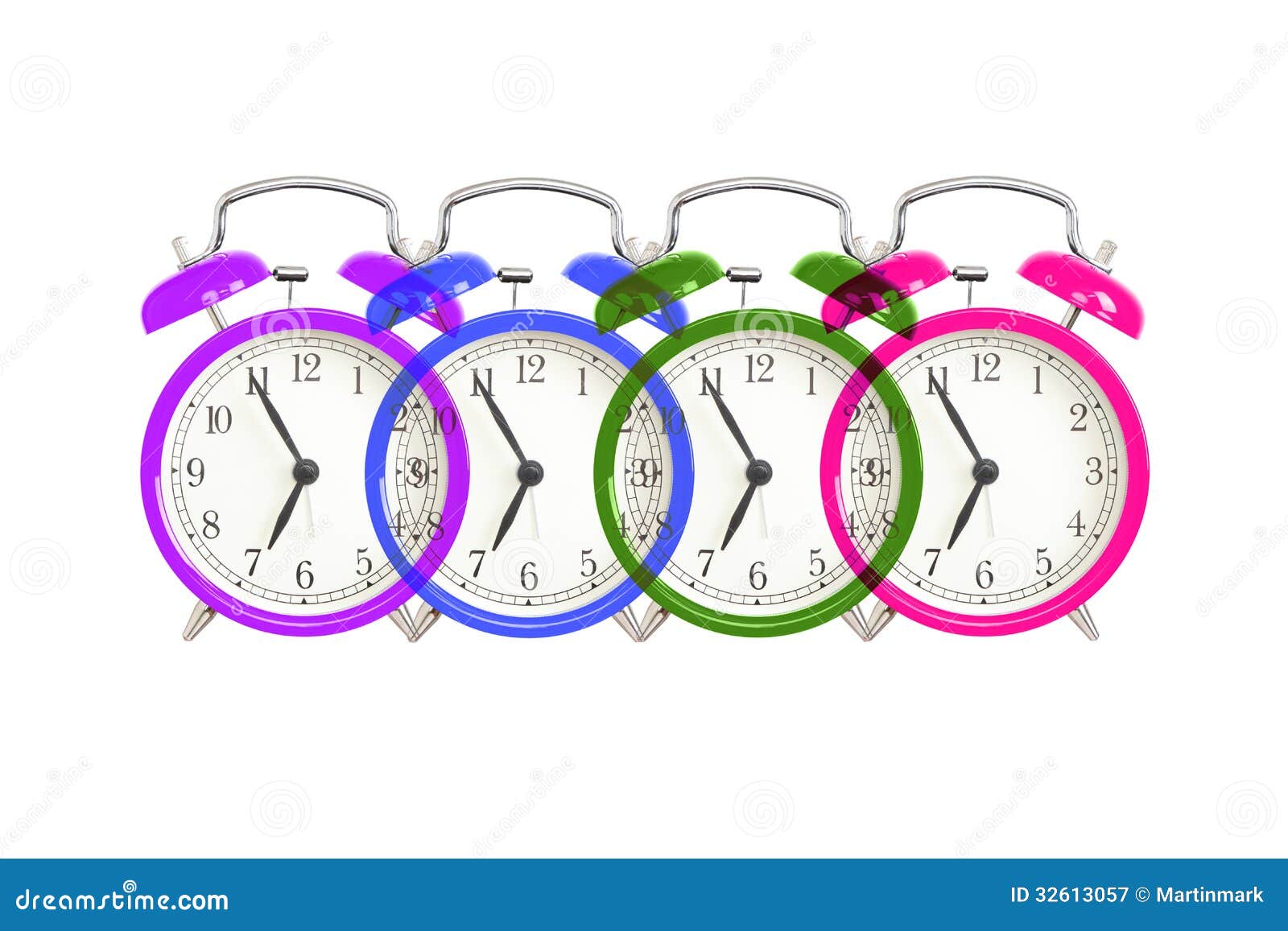 Alarm Clock Design on White Stock Image - Image of design, morning ...