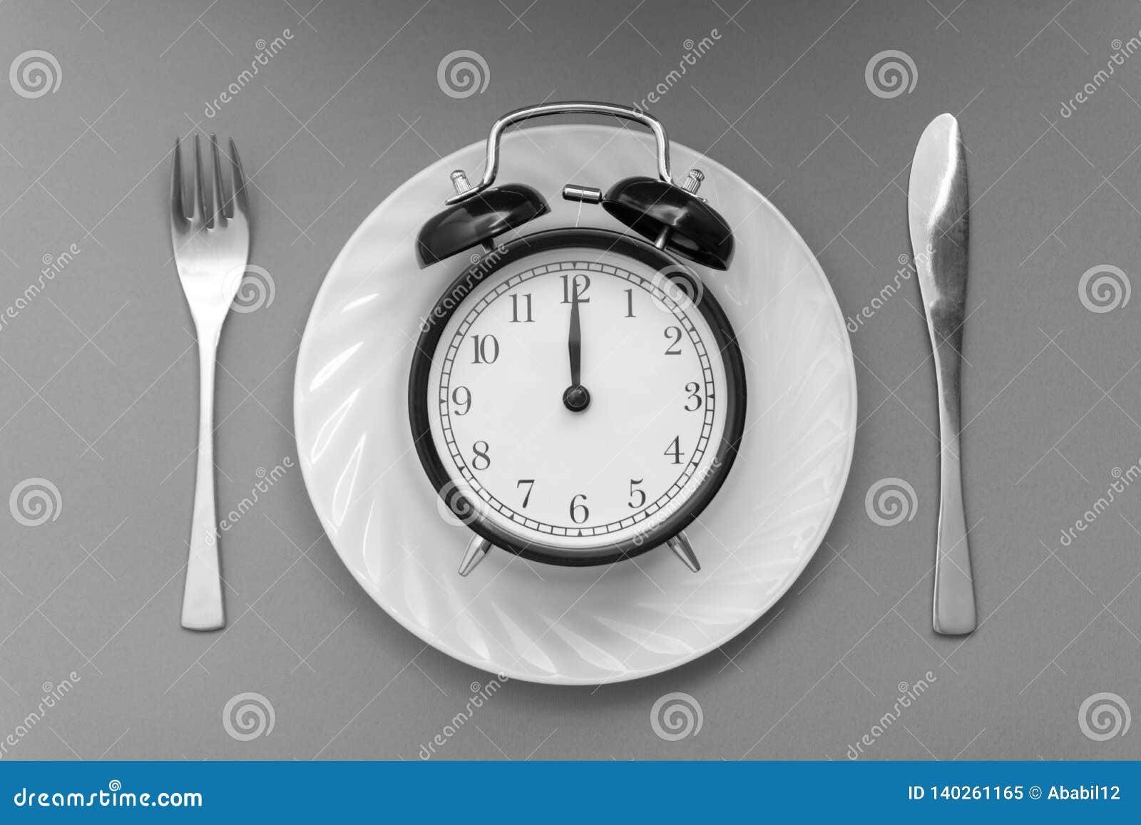 Time To Eat. Lunch Time, Breakfast and Dinner Concept. Stock Image ...