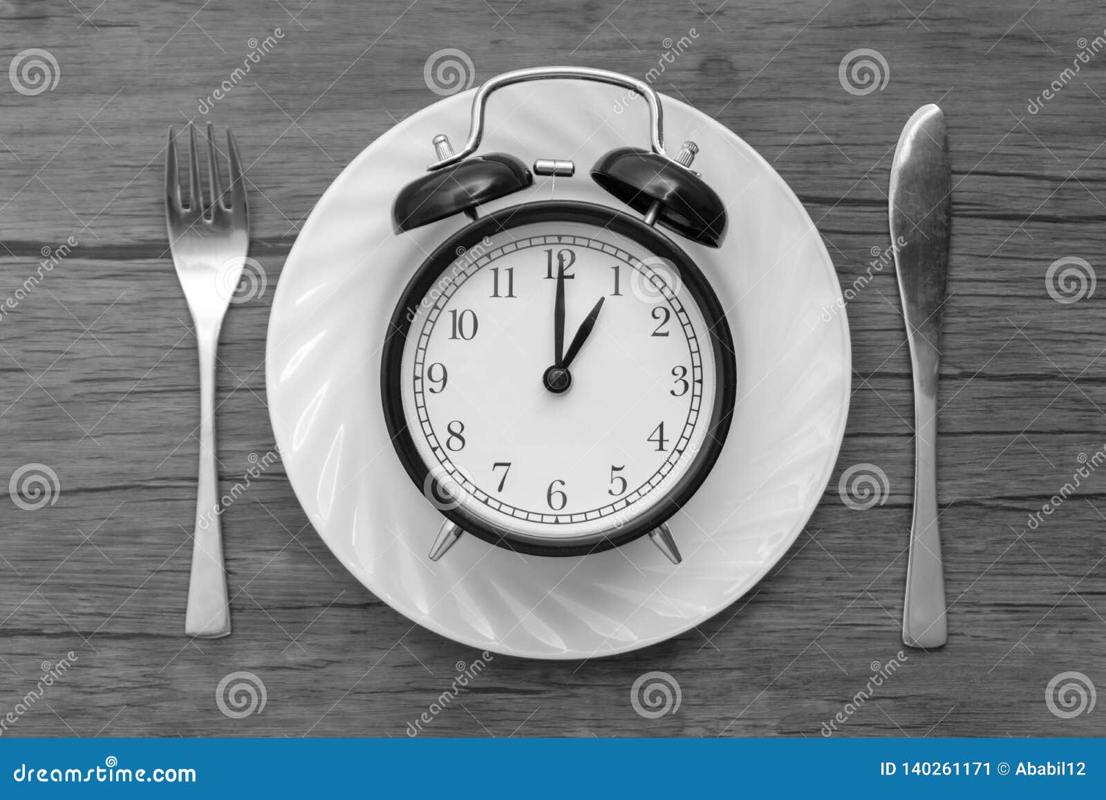 Time To Eat. Lunch Time, Breakfast and Dinner Concept. Stock Image ...