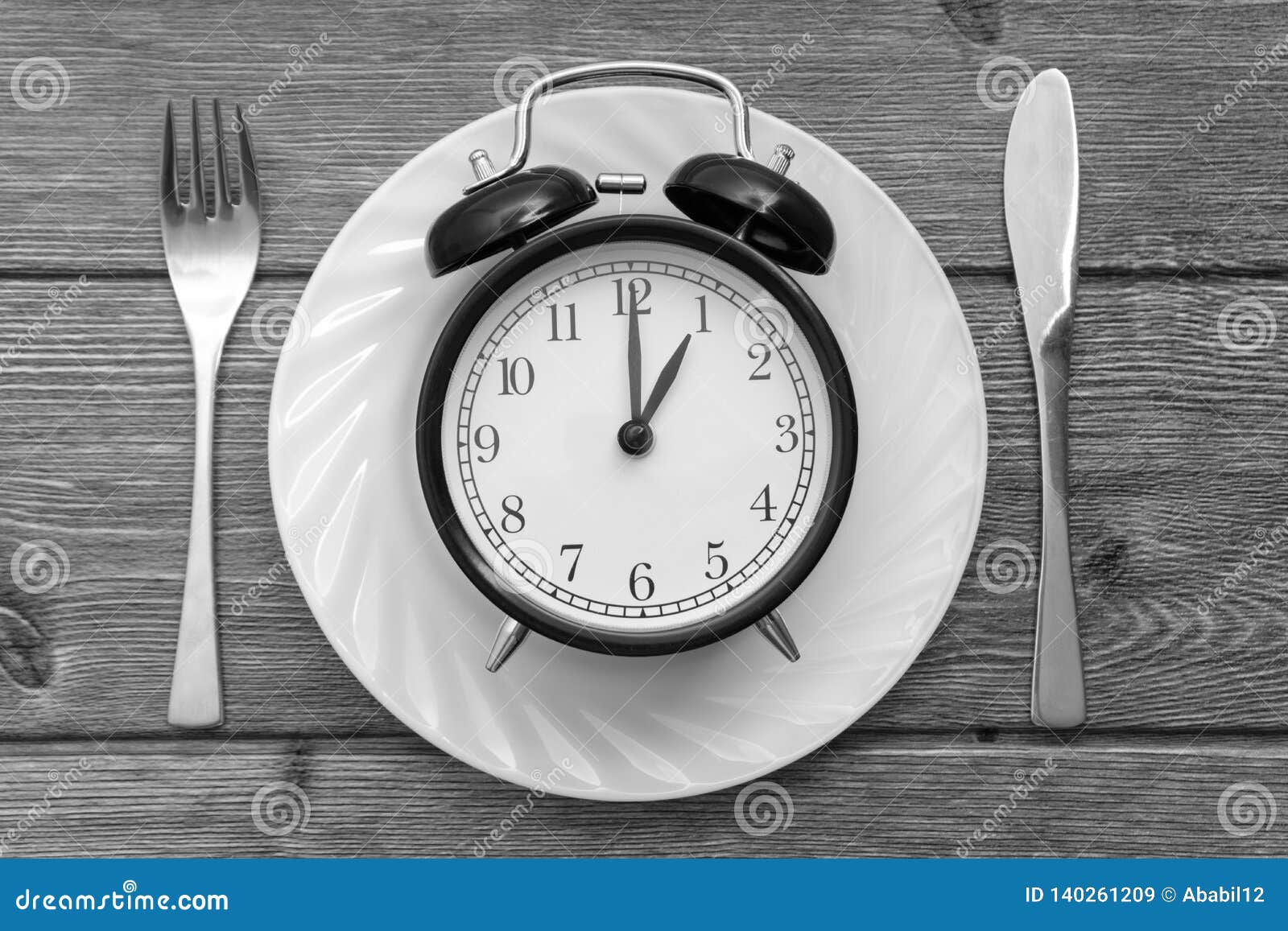 Time To Eat. Lunch Time, Breakfast and Dinner Concept. Stock Image ...