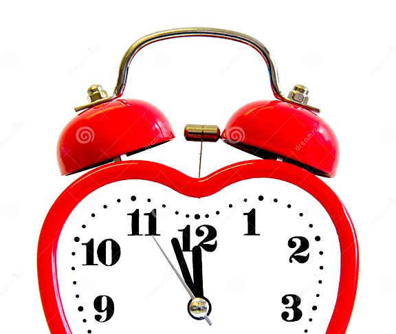 Alarm clock stock image. Image of equipment, timer, heart - 30018385