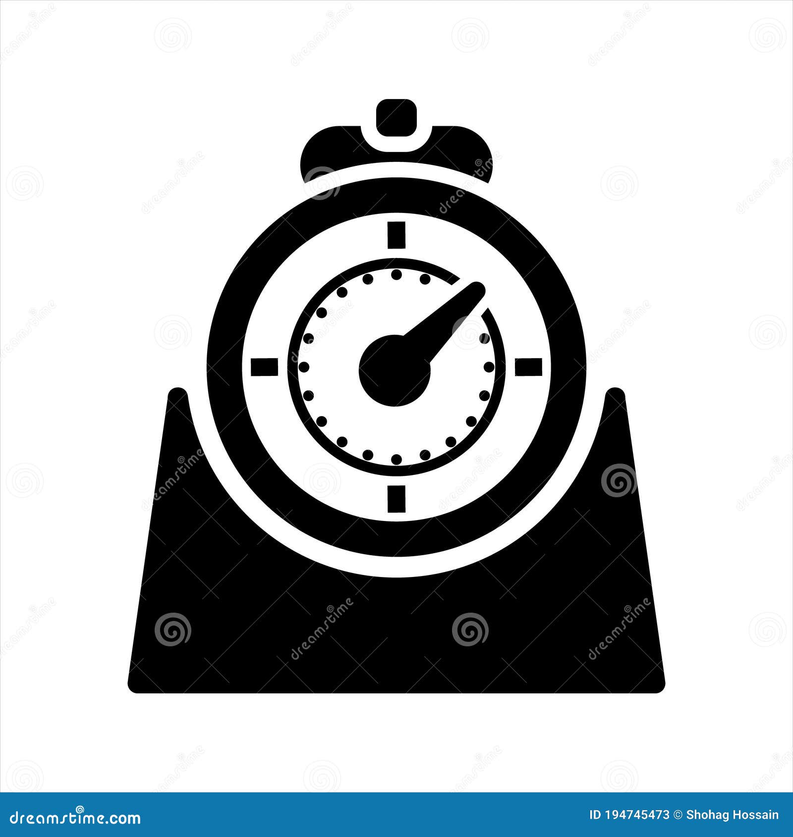 Alarm Clock Icon. Performance Appraisal Icon Stock Vector ...