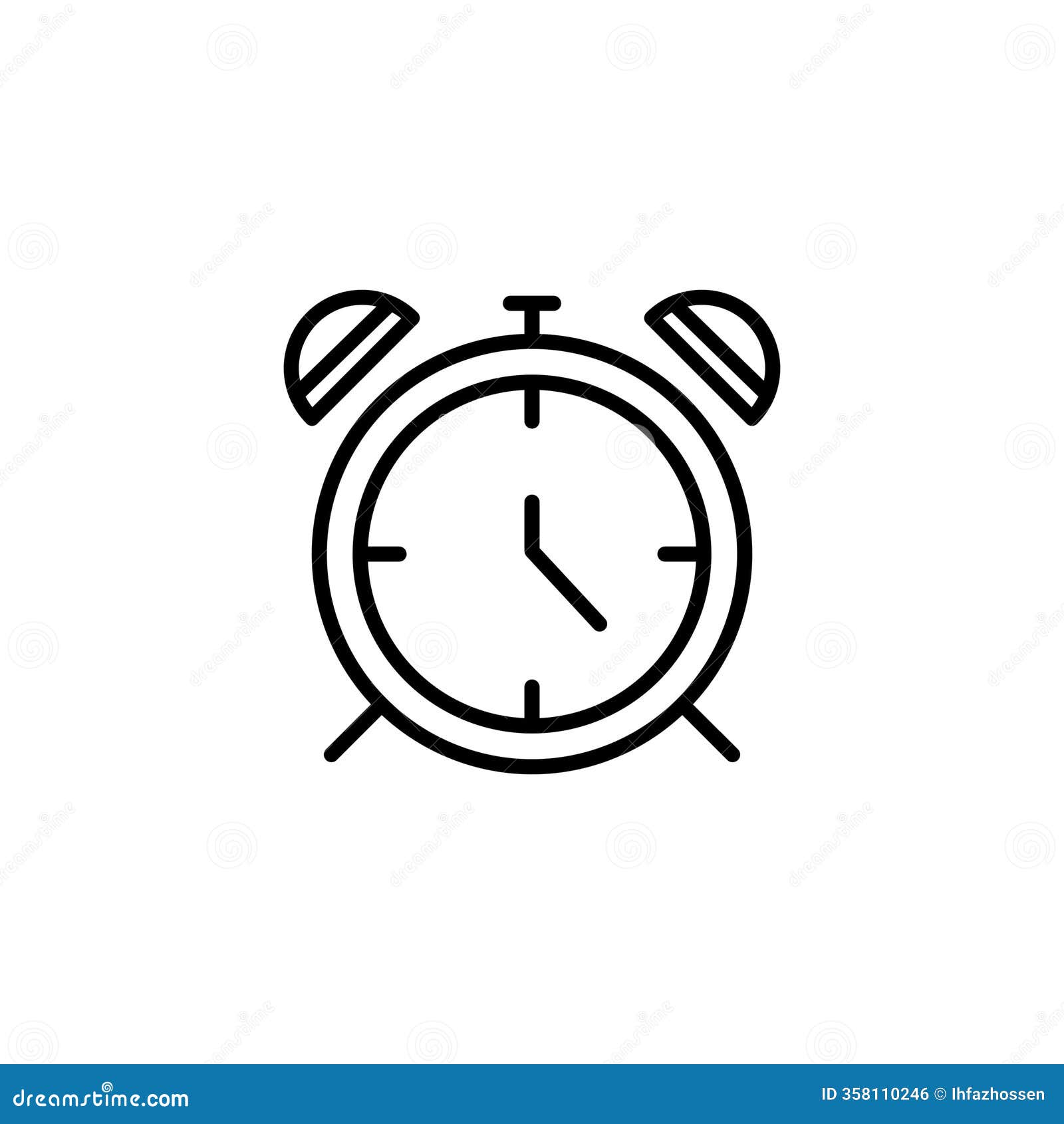 Alarm Clock Icon. Time, Clock, Alarm, Countdown, Stopwatch Icon. Alarm ...