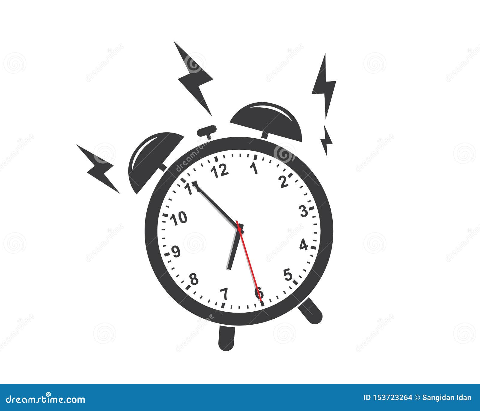 Alarm Clock Logo Icon Illustration Design Vector Stock Vector ...