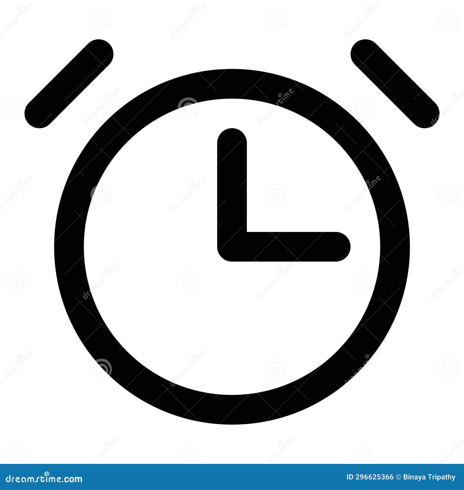 Alarm Clock Logo Symbol Icon Stock Illustration - Illustration of alarm ...