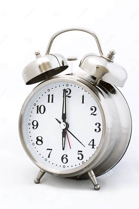 Alarm clock :morning call stock image. Image of isolated - 531325