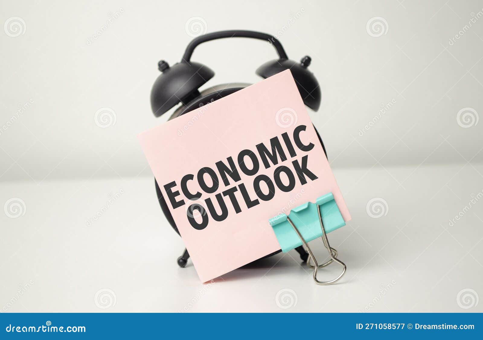 Economic Outlook Concept. Financial, Business Review Or Economic Growth ...