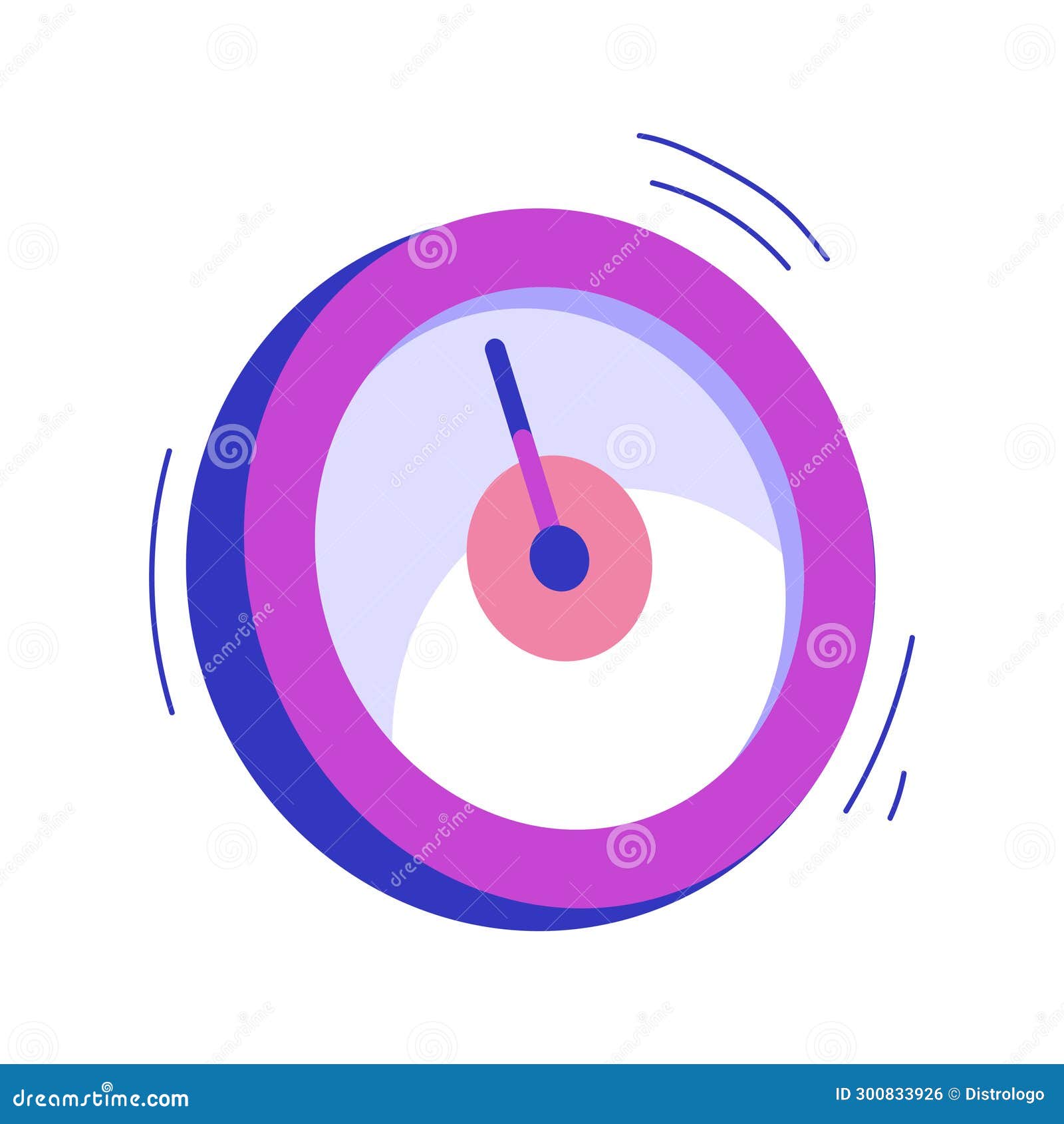 Alarm Clock Ringing Vector Element Illustration. Alarm Clock Cartoon ...