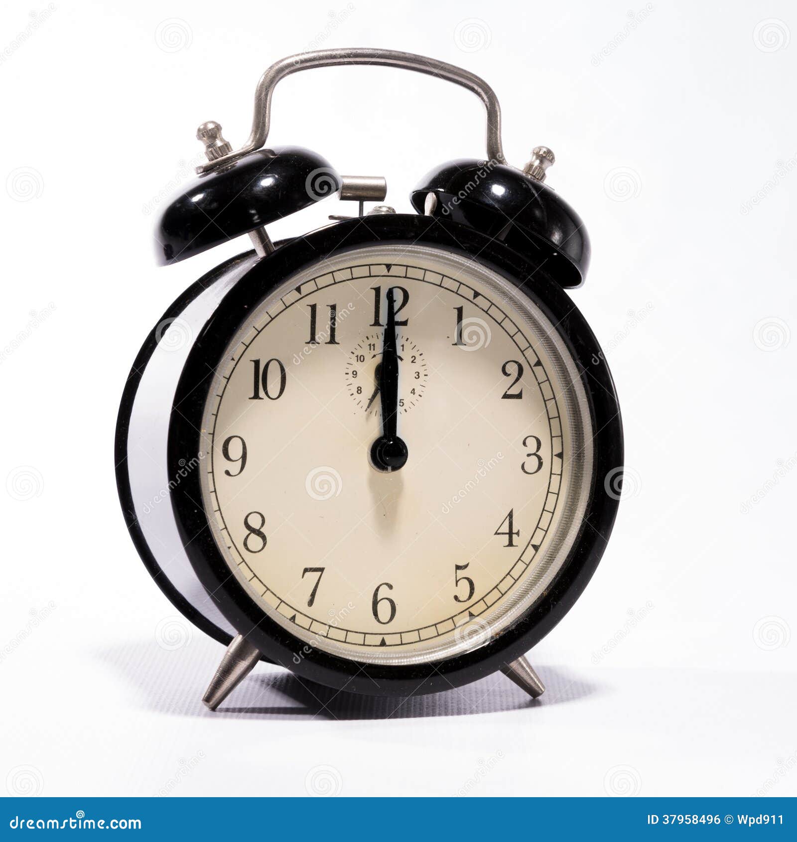 Alarm Clock stock photo. Image of close, macro, time - 37958496