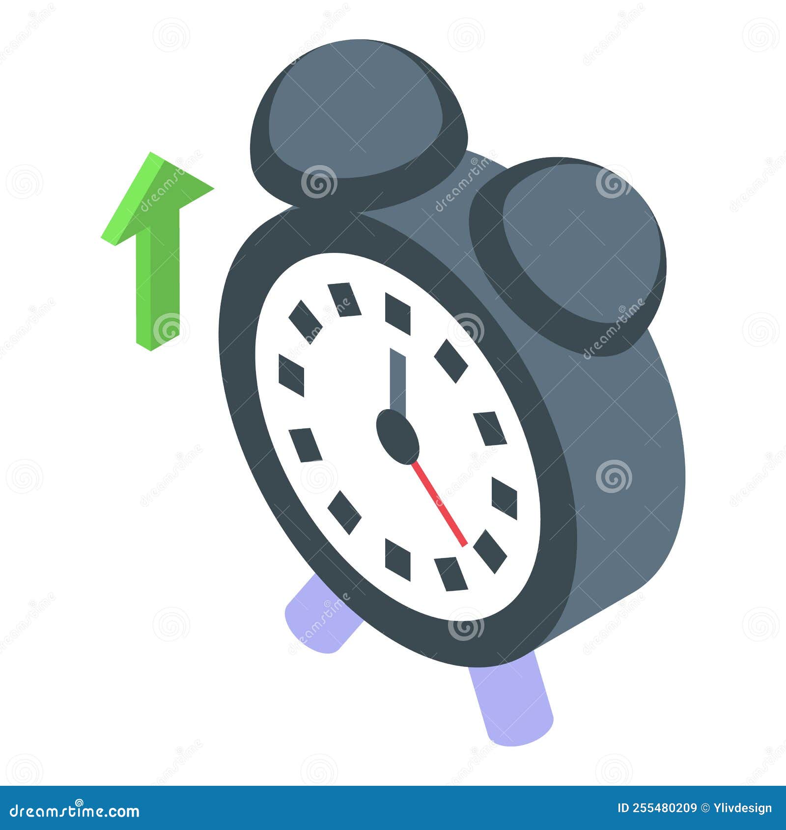 Alarm Clock Skill Icon Isometric Vector. Training Level Stock Vector ...