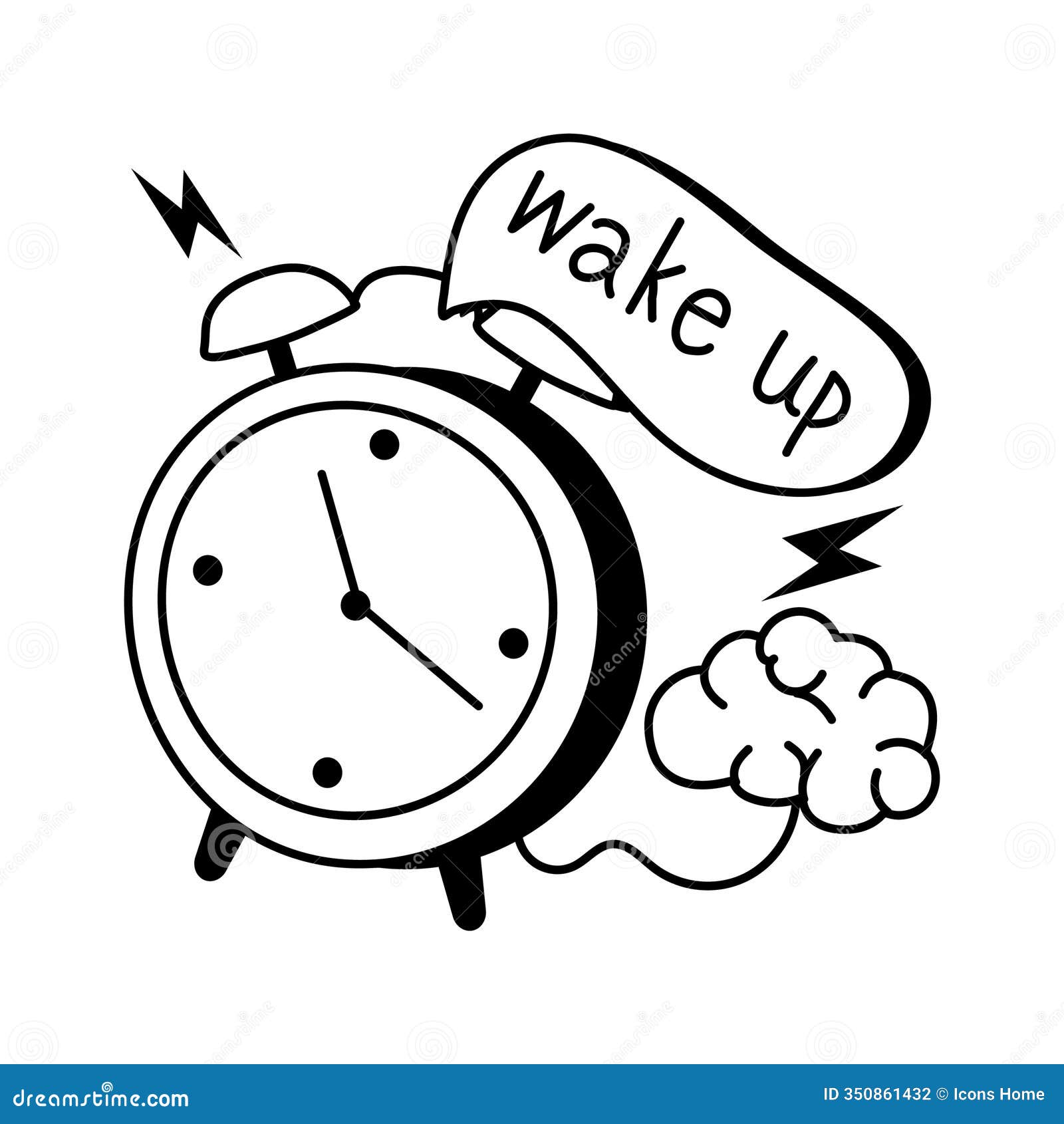 Alarm Clock Symbolizing Healthy Morning Routine and Productivity Boost ...