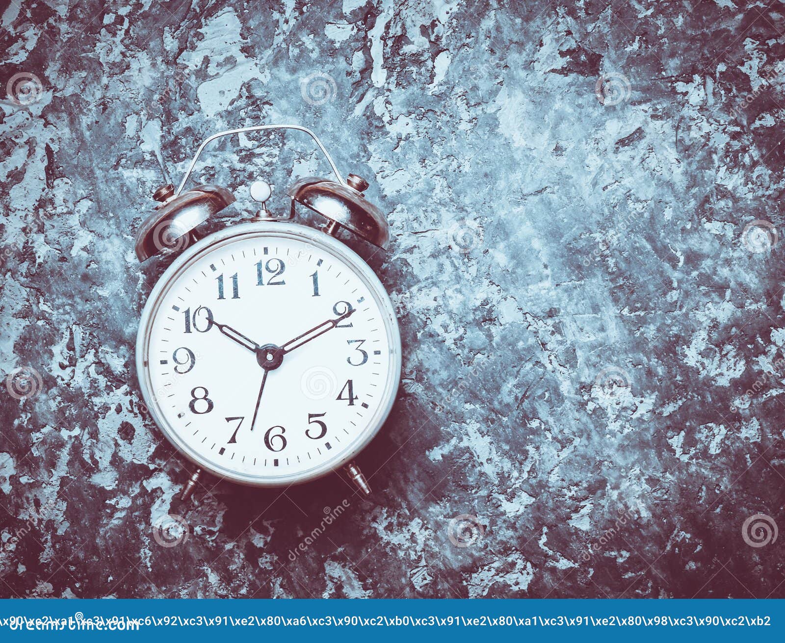 Alarm clock top view stock image. Image of cement, hour - 130049629