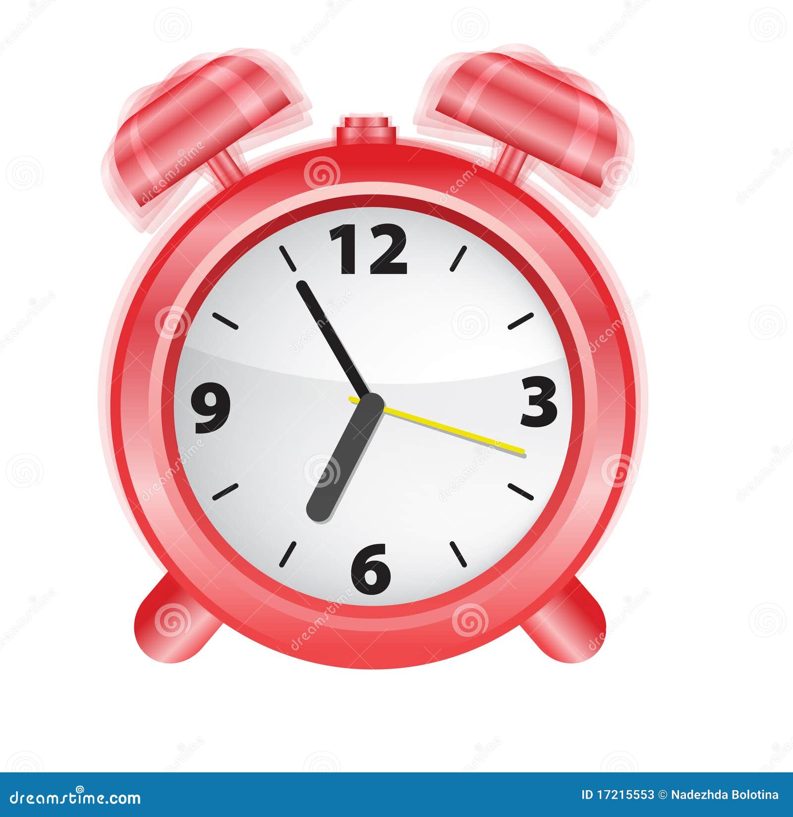 Alarm-clock, vector stock vector. Illustration of sound - 17215553