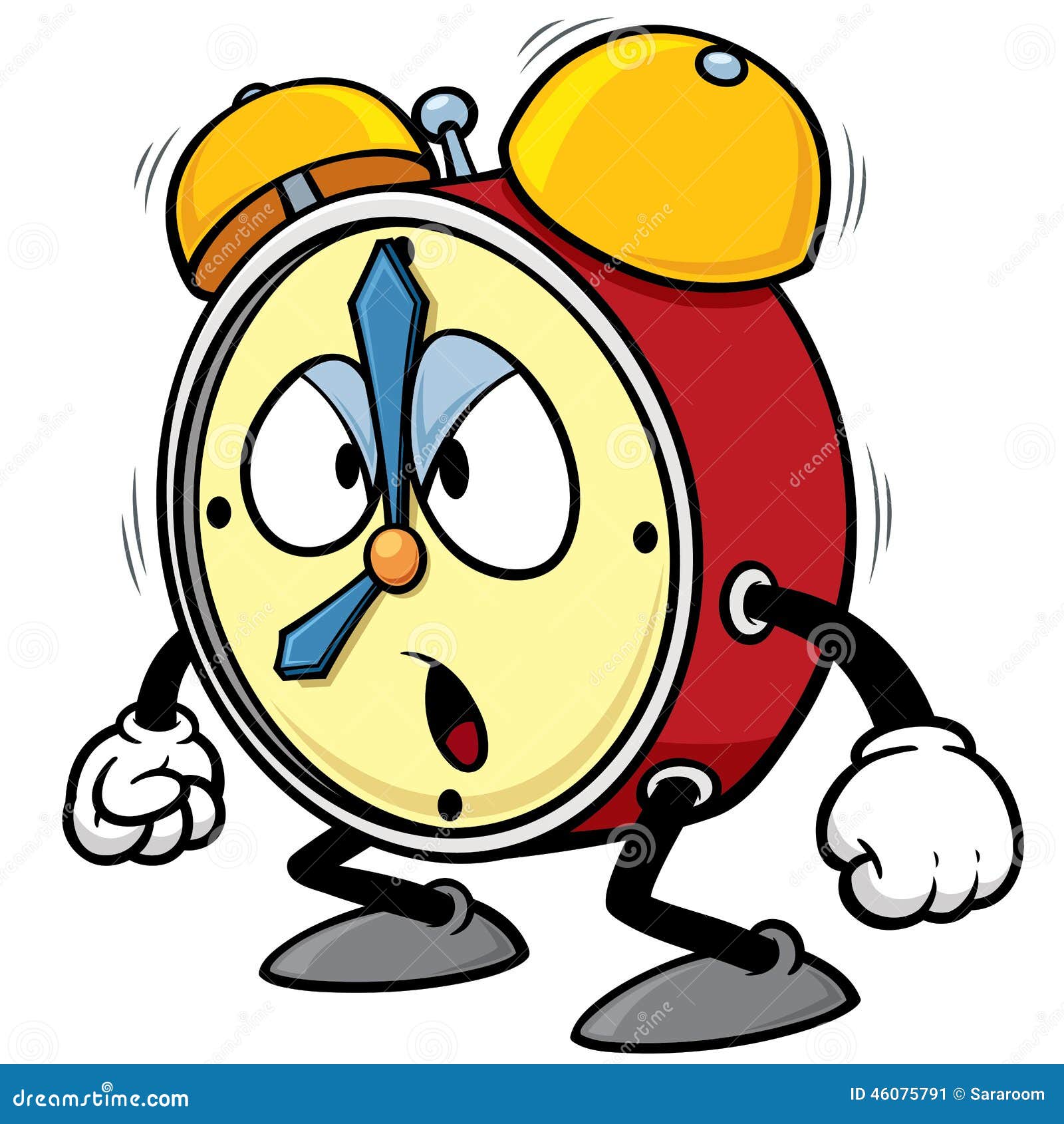 Alarm clock stock vector. Illustration of funny, time - 46075791 Alarm clock stock vector. Illustration of funny, time - 46075791
