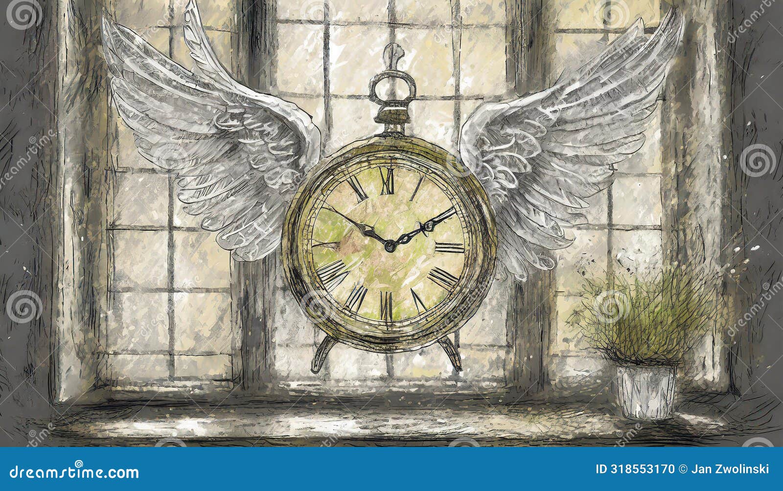 Time Flies By: A 4K Time-Lapse Of An Accelerating Clock AI Generated ...