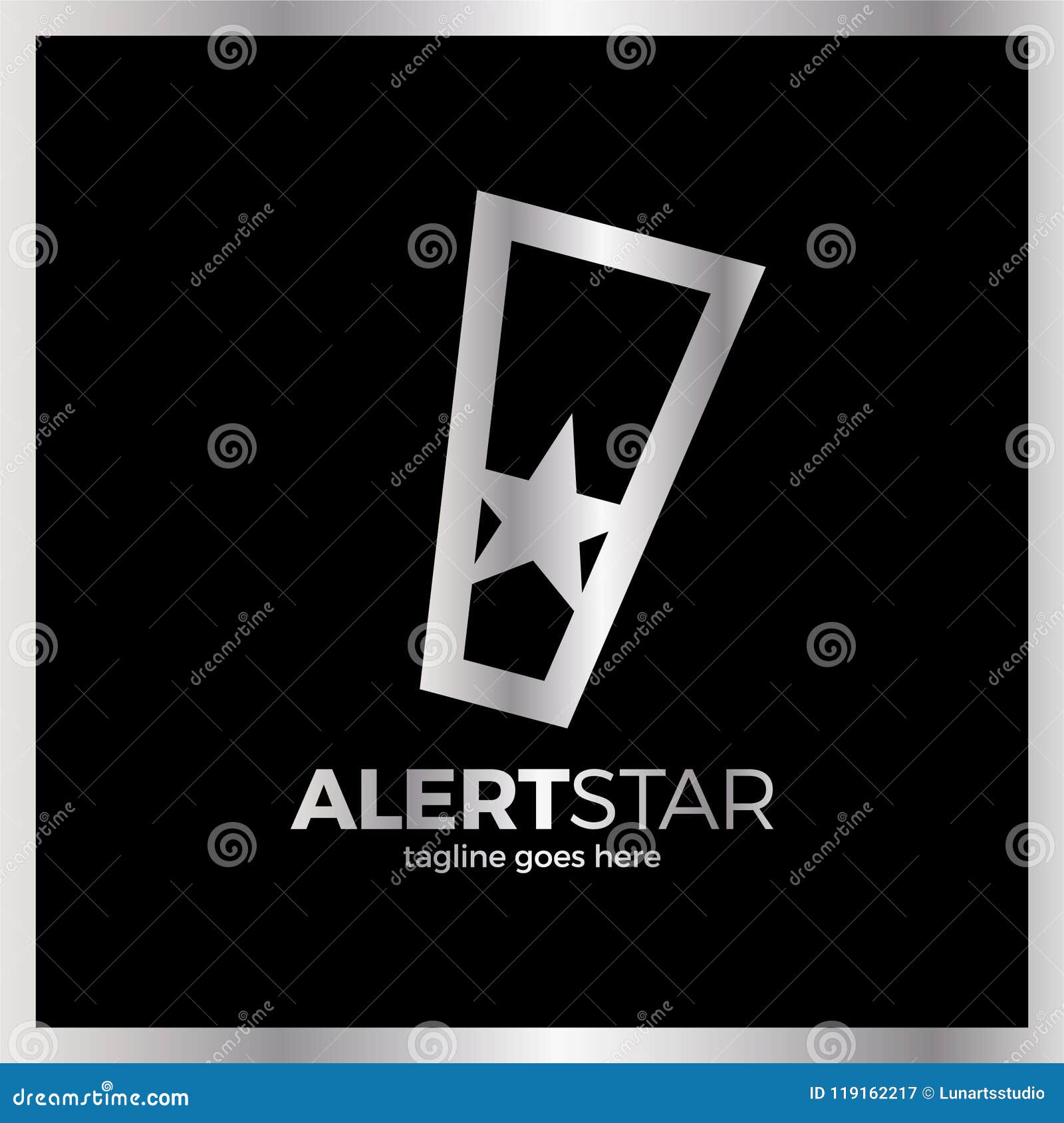 Alarm Exclamation Mark. Attention Star. Stock Illustration ...