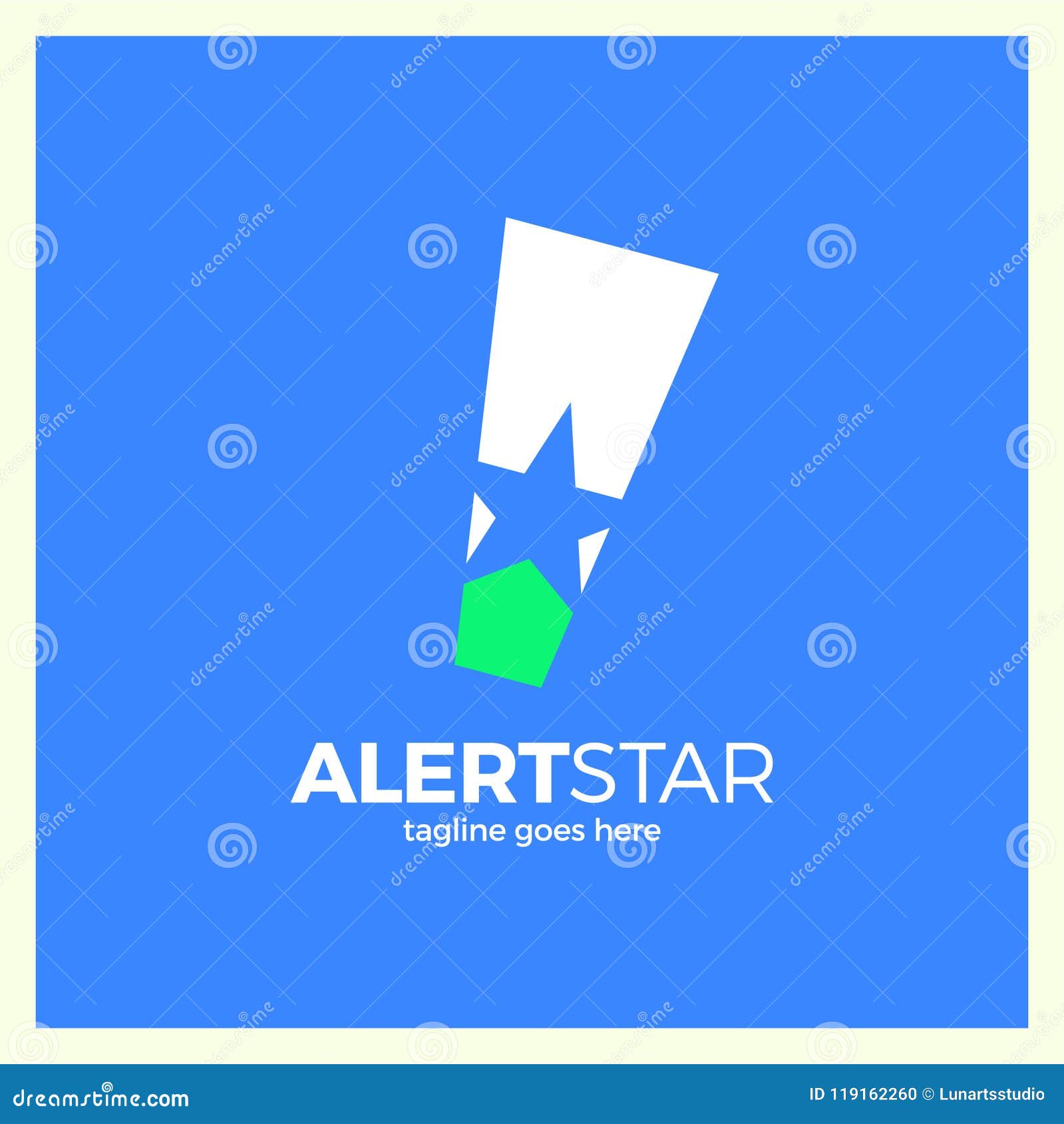 Alarm Exclamation Mark. Attention Star. Stock Illustration ...