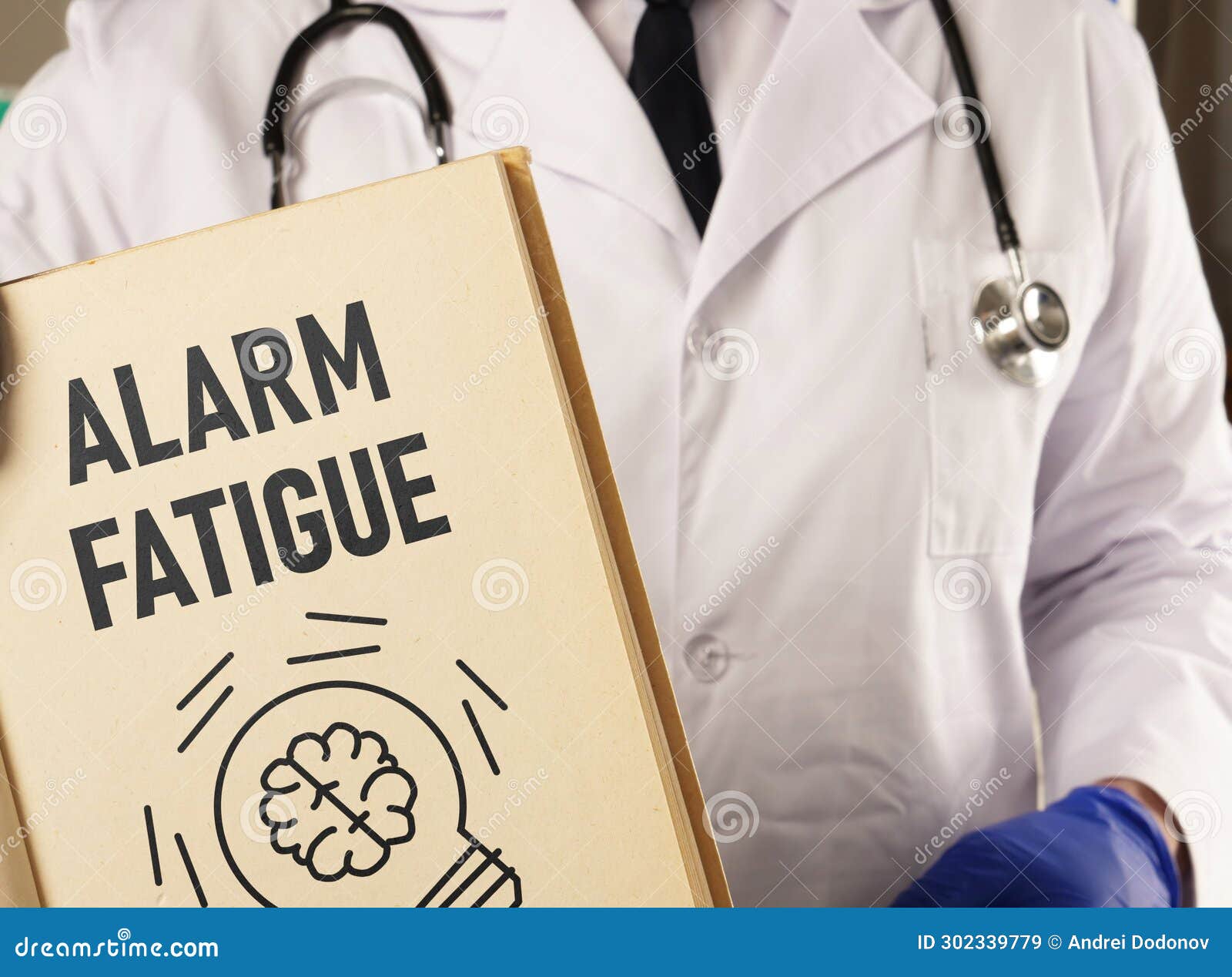 Alarm Fatigue is Shown Using the Text Stock Image - Image of disorder ...