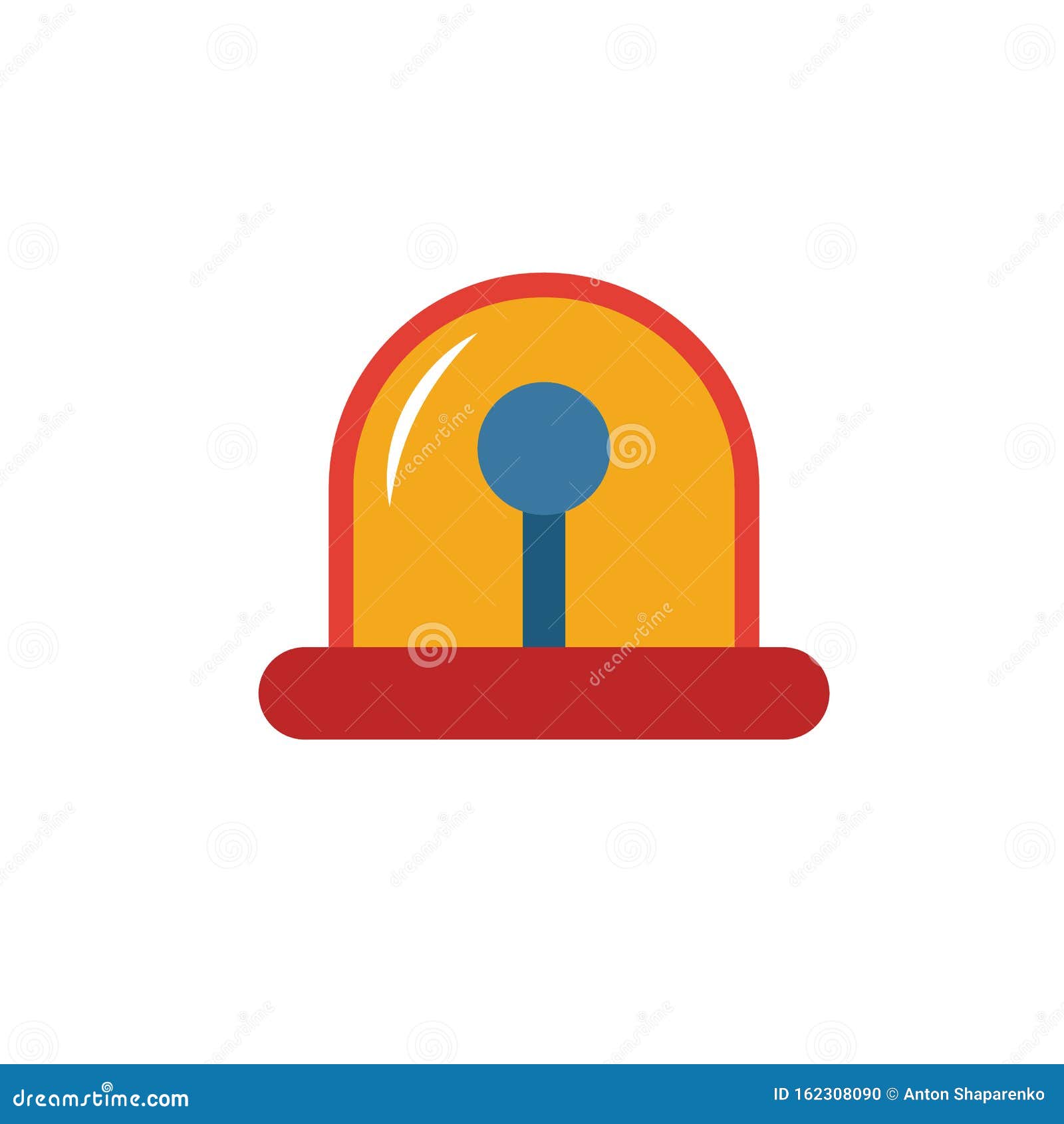 Alarm Icon. Simple Flat Element from Fire Safety Collection Stock ...