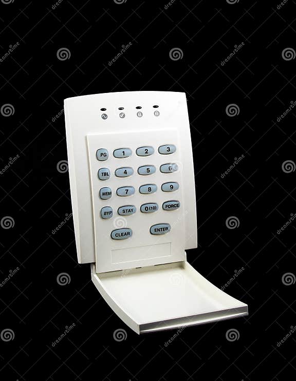 Alarm Keypad stock photo. Image of indoors, numeric, alarm - 6465686