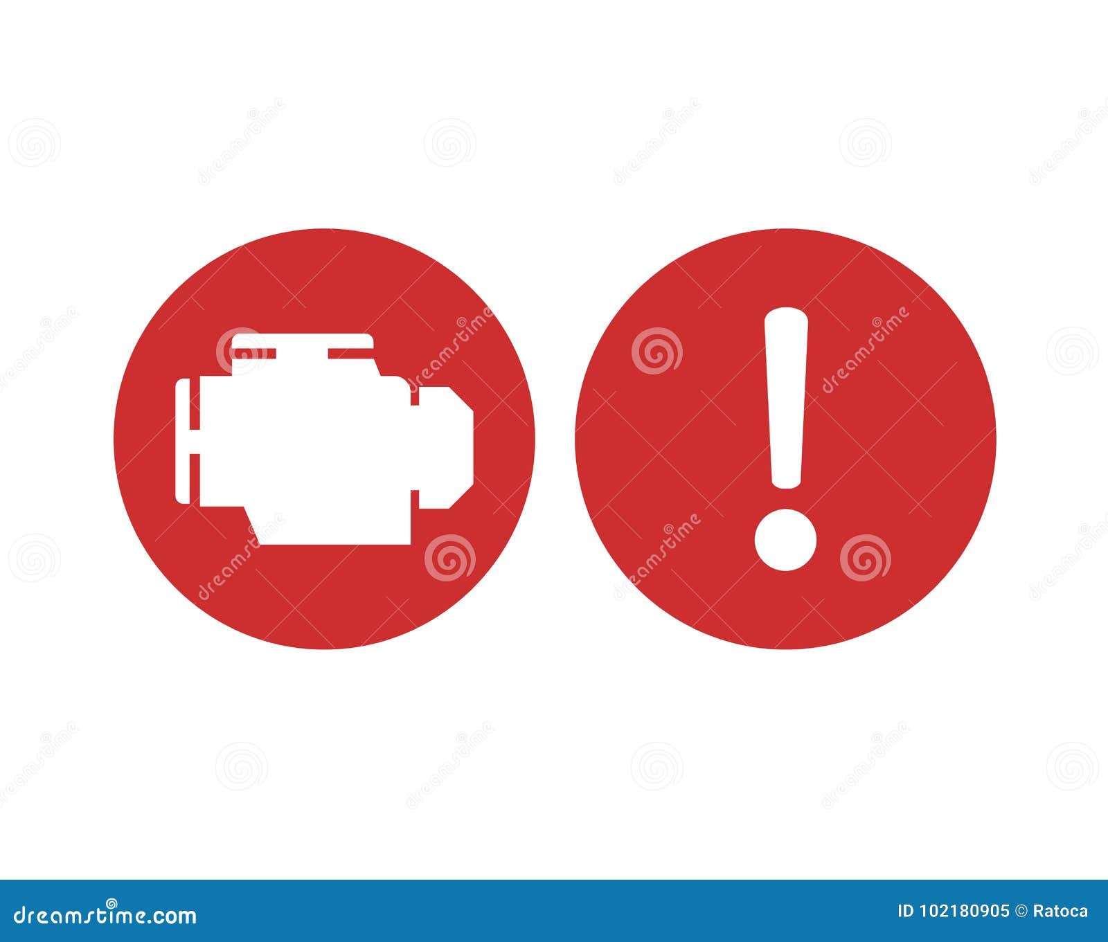 Alarm motor symbol stock vector. Illustration of symbol - 102180905