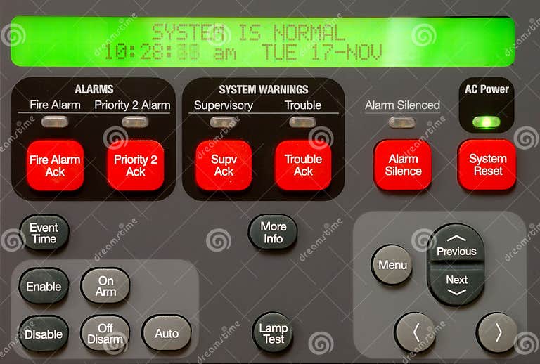 Alarm Panel stock image. Image of accident, switch, alarm - 26311861