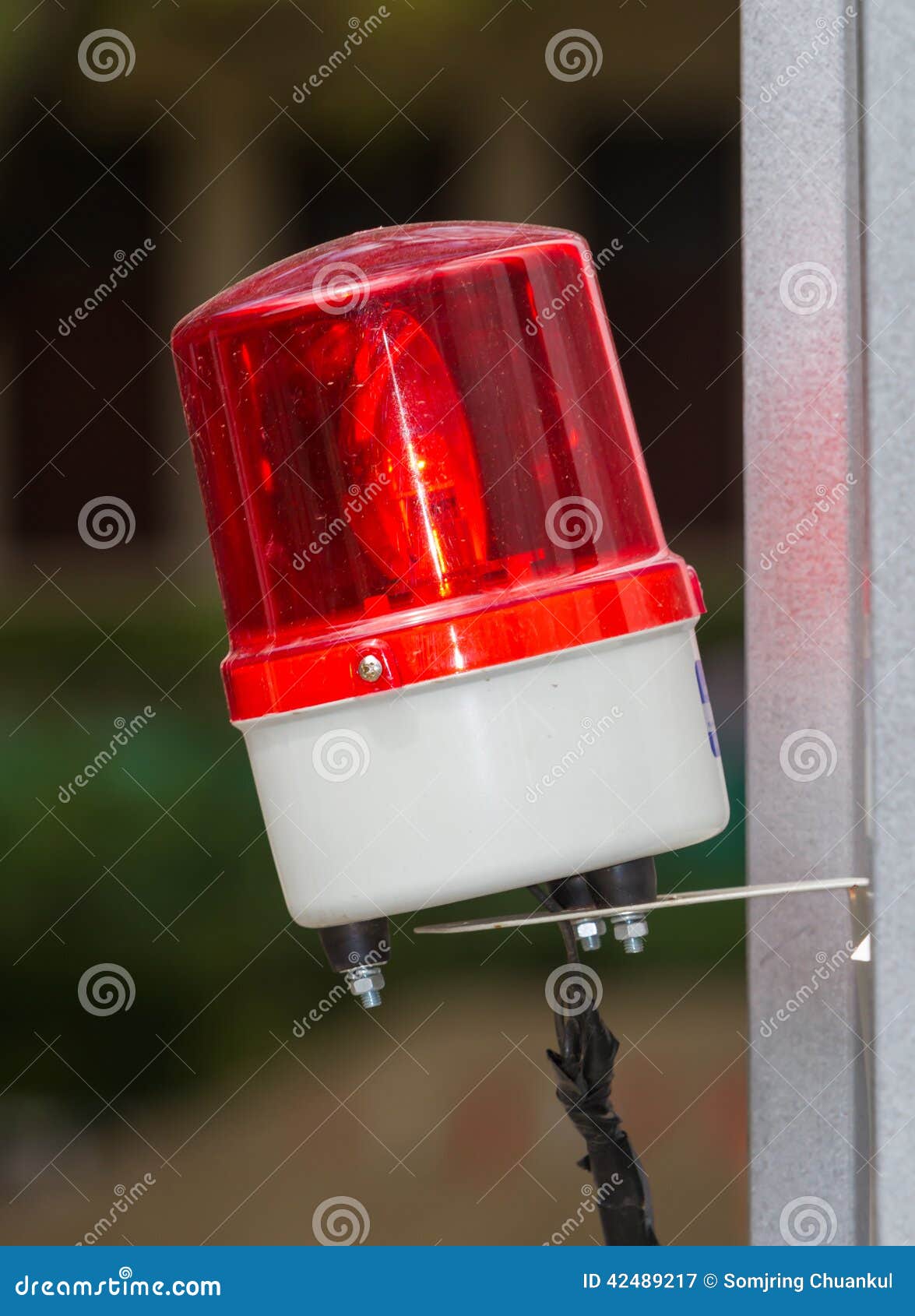 Alarm red siren stock image. Image of siren, studio, sign - 42489217