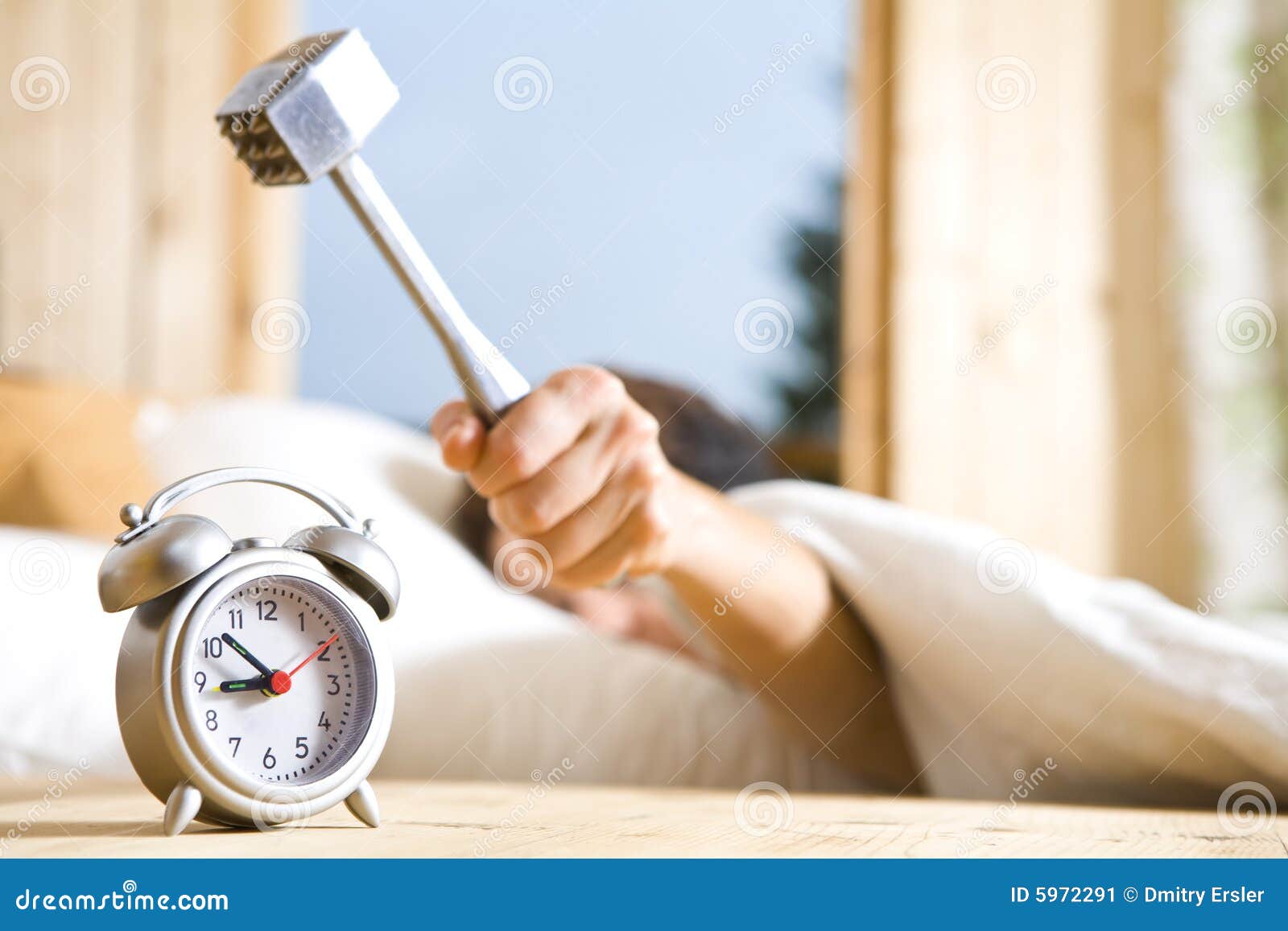 Alarm stopping stock image. Image of dial, bother, bedtime - 5972291