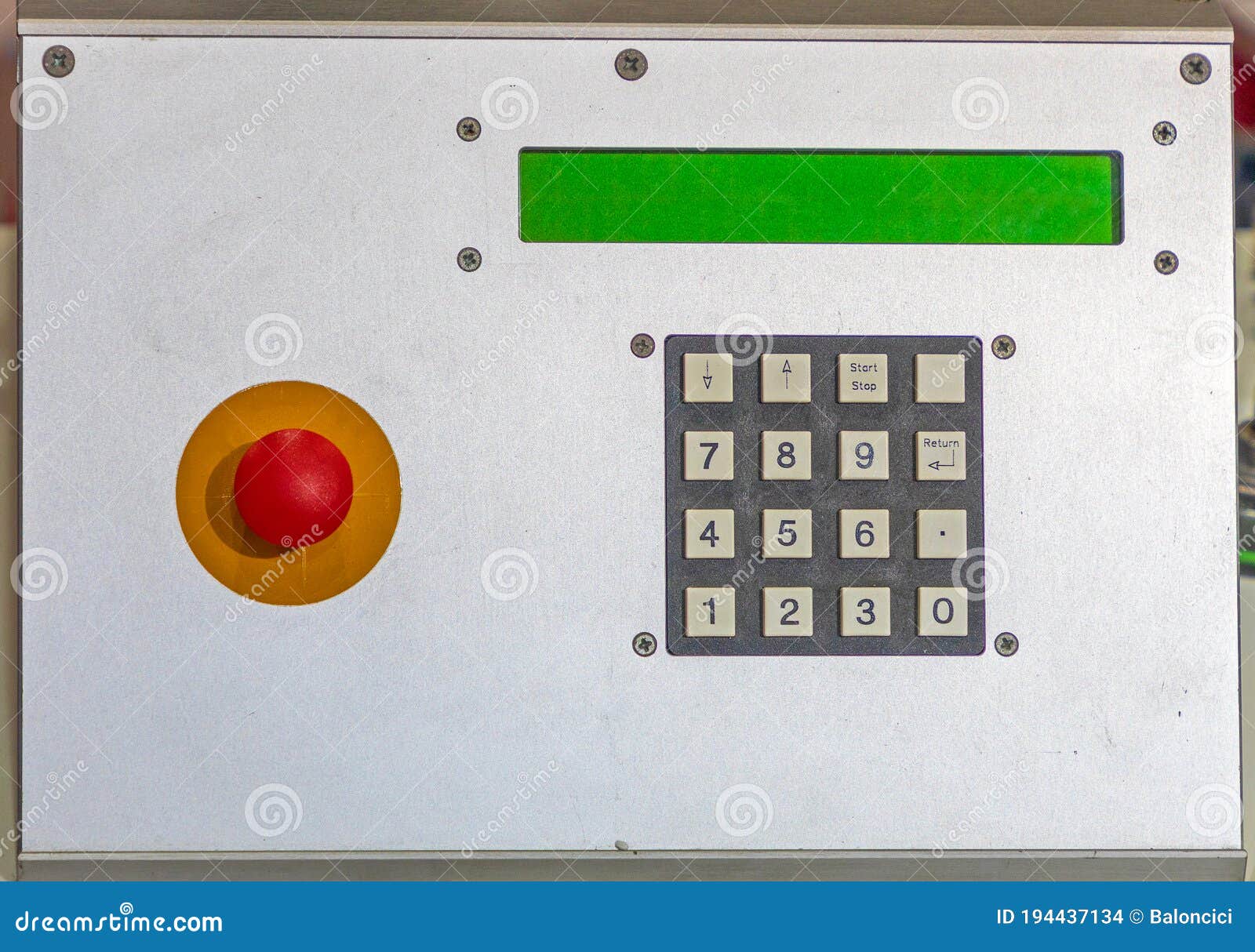 Alarm System Unit stock photo. Image of button, electronic - 194437134