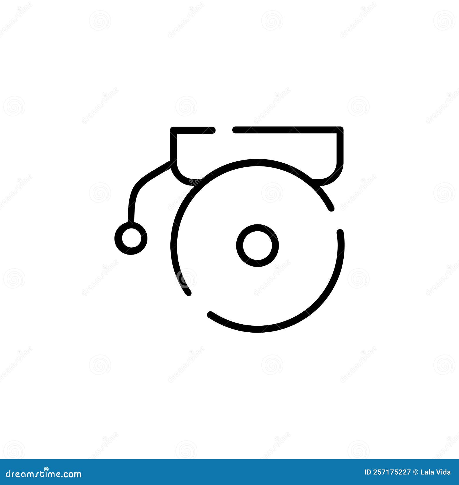 Alarm, Timer Icon Vector Illustration Logo Template. Suitable for Many ...