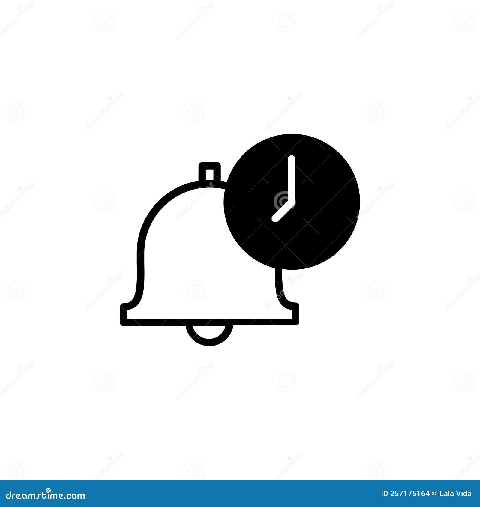Alarm, Timer Icon Vector Illustration Logo Template. Suitable for Many ...