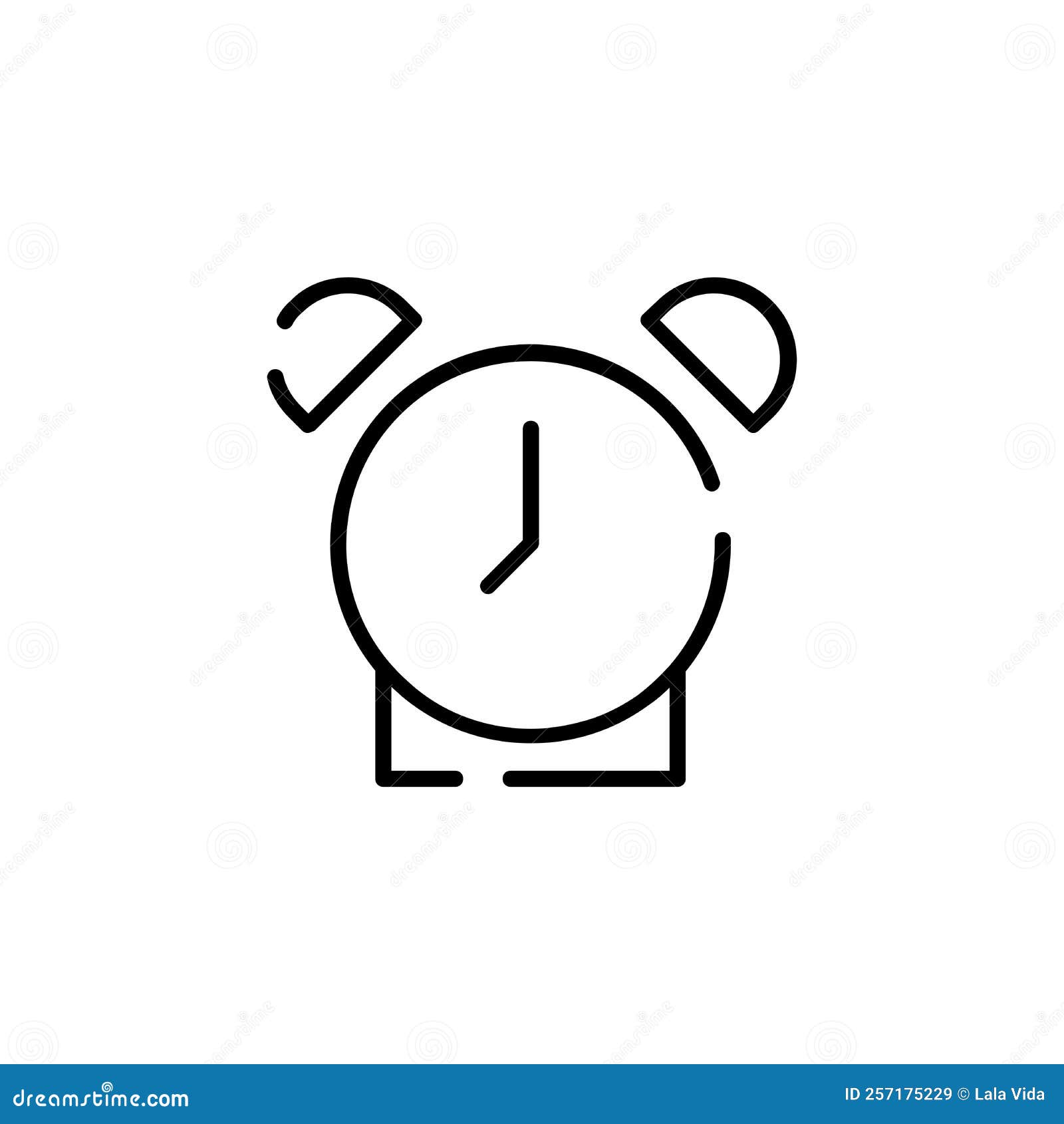 Alarm, Timer Icon Vector Illustration Logo Template. Suitable for Many ...