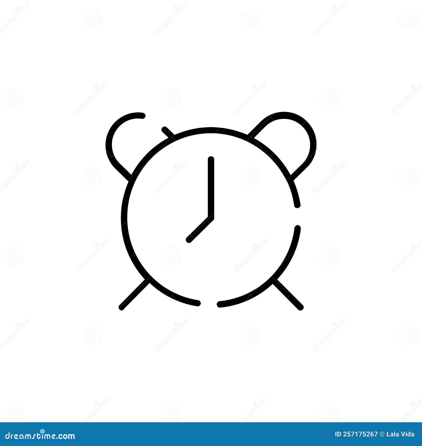 Alarm, Timer Icon Vector Illustration Logo Template. Suitable for Many ...