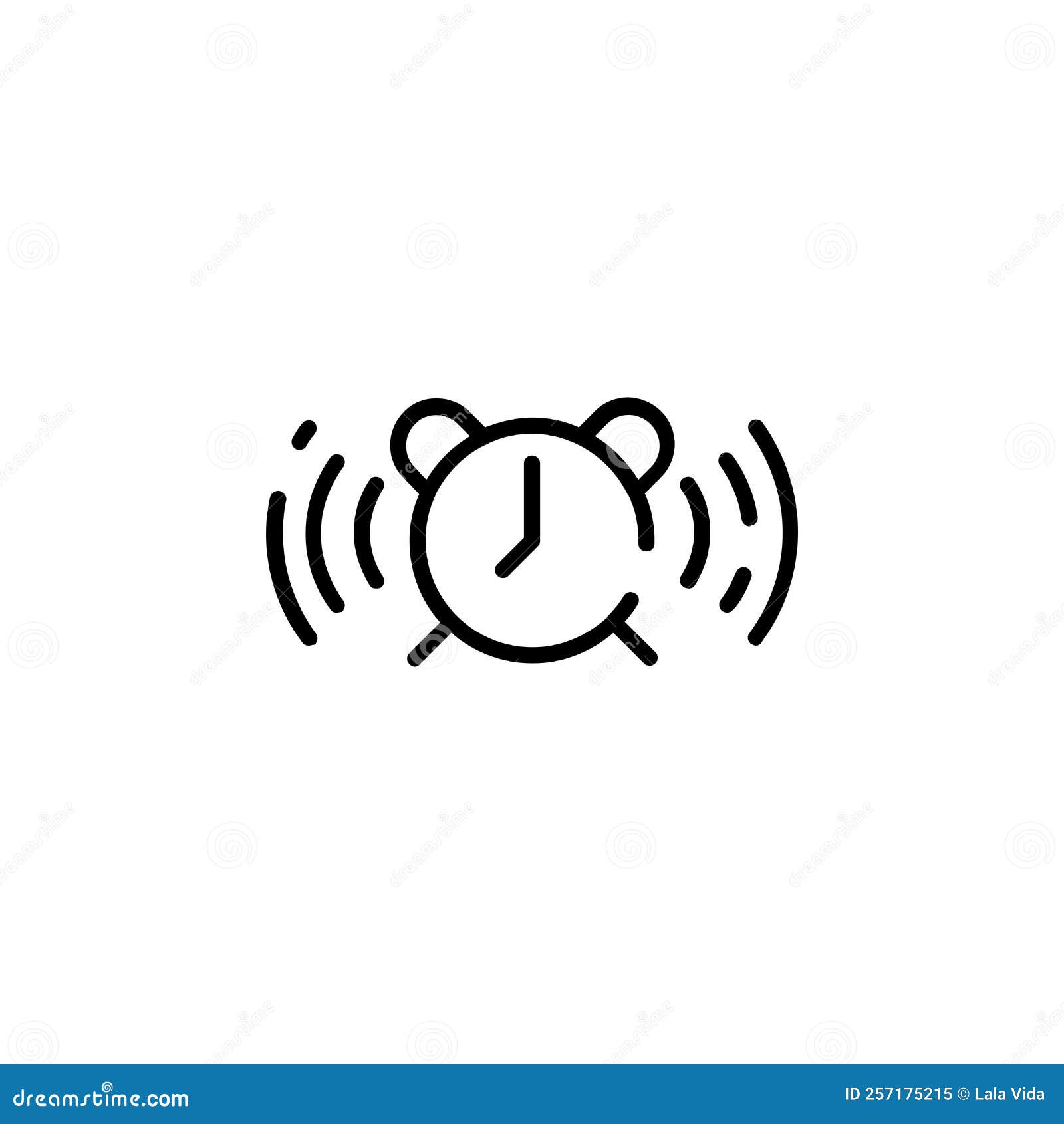 Alarm, Timer Icon Vector Illustration Logo Template. Suitable for Many ...