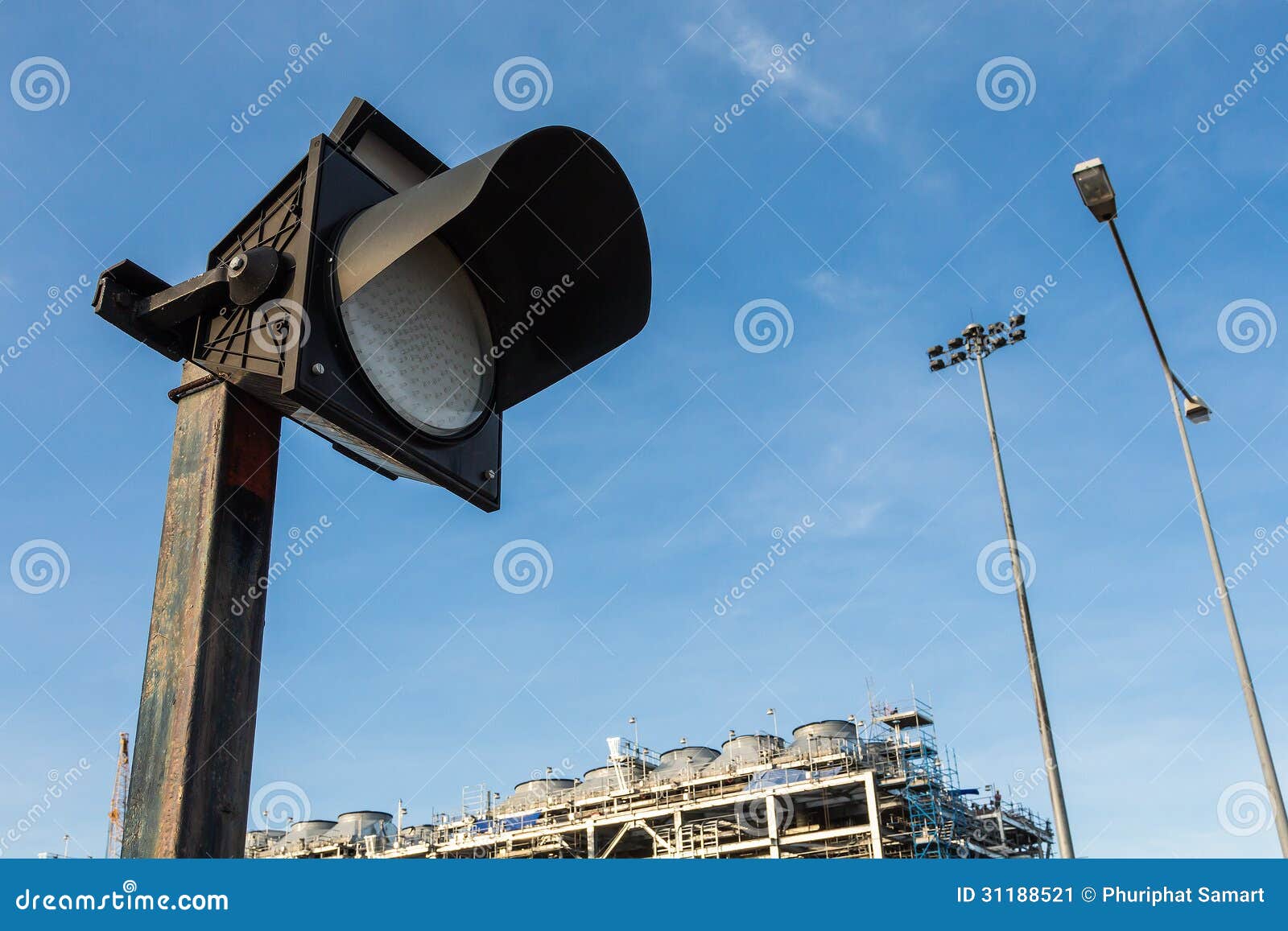 ALARM TRAFFIC-LIGHT stock image. Image of semaphore, interdiction ...