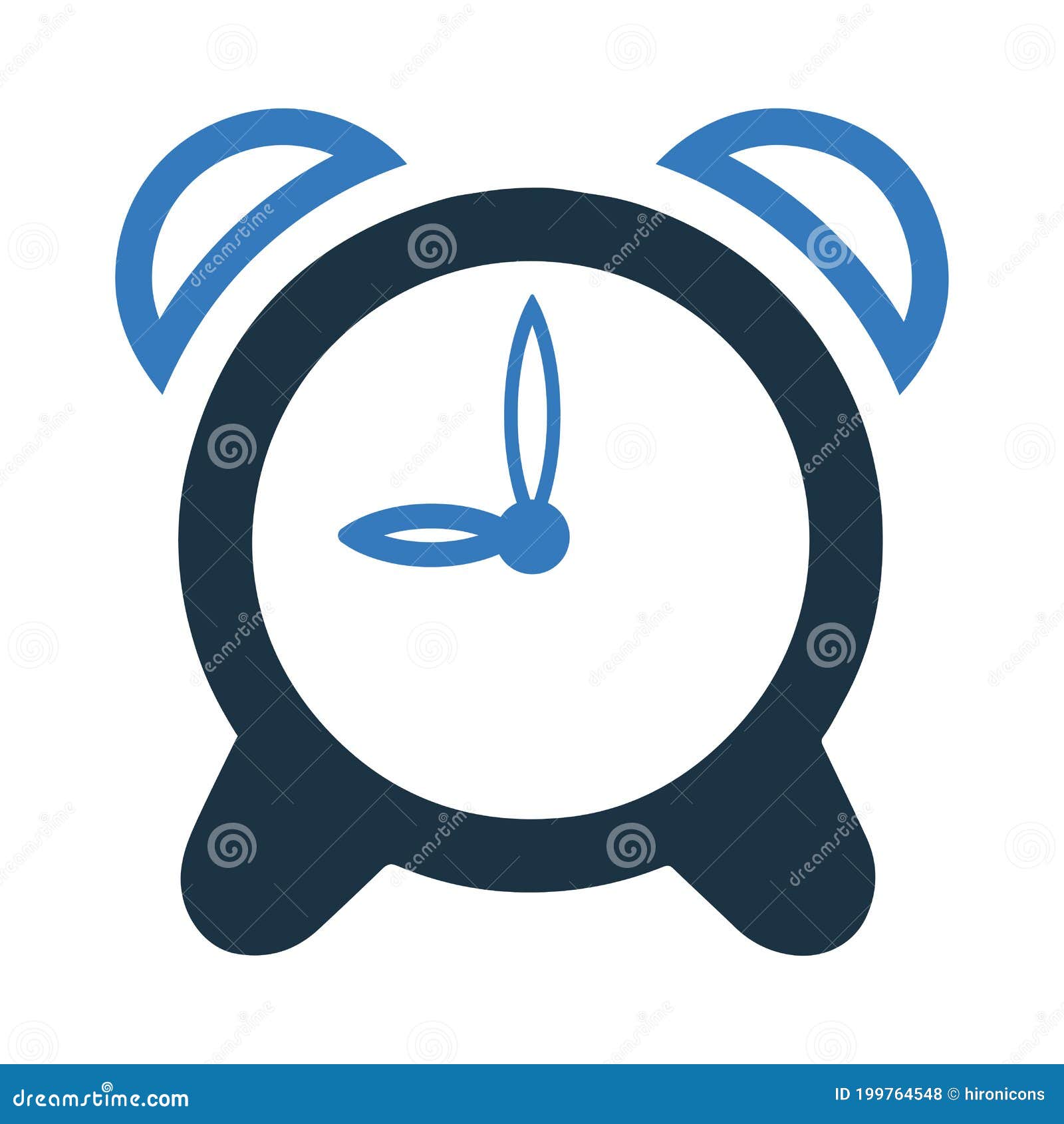 Alarm, Warning, Watch Icon. Vector Graphics Stock Vector - Illustration ...