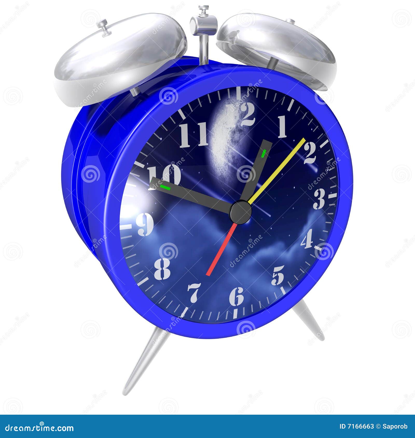 Alarma azul stock de ilustración. Ilustración de alarmas - 7166663