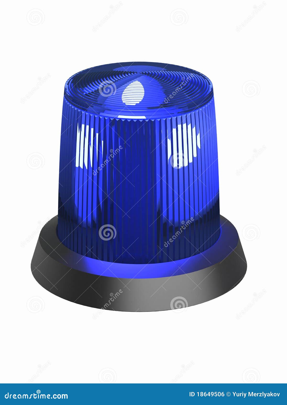 Alarma azul de la sirena stock de ilustración. Ilustración de paro ...