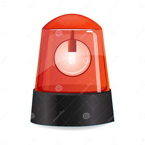 Alarme rouge illustration de vecteur. Illustration du police - 17548042