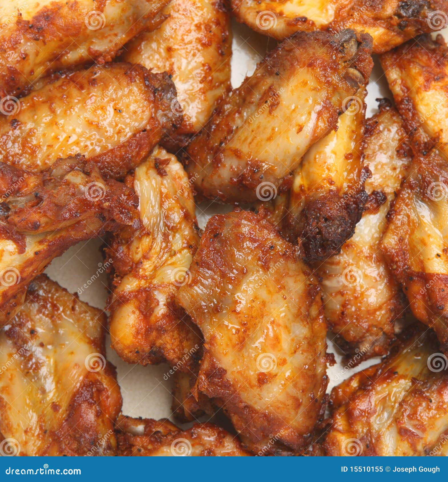 Alas De Pollo Picantes Del Bbq Imagen de archivo - Imagen de esmaltado ...